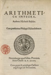 Michael Stifel - Canaux, Maths et Carrés magiques